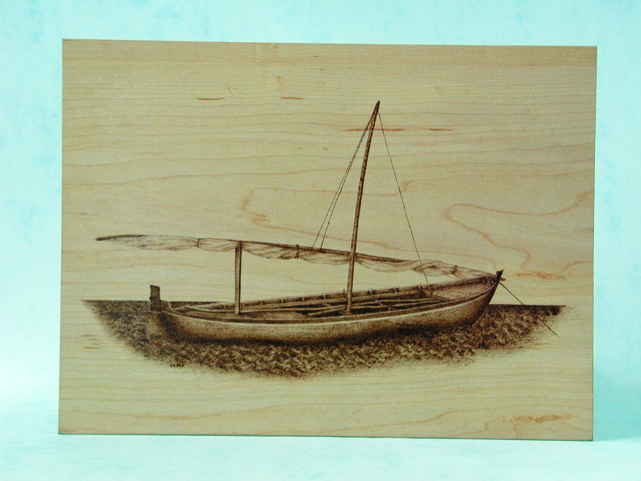 Pyrography Boats – Creativity Maldives