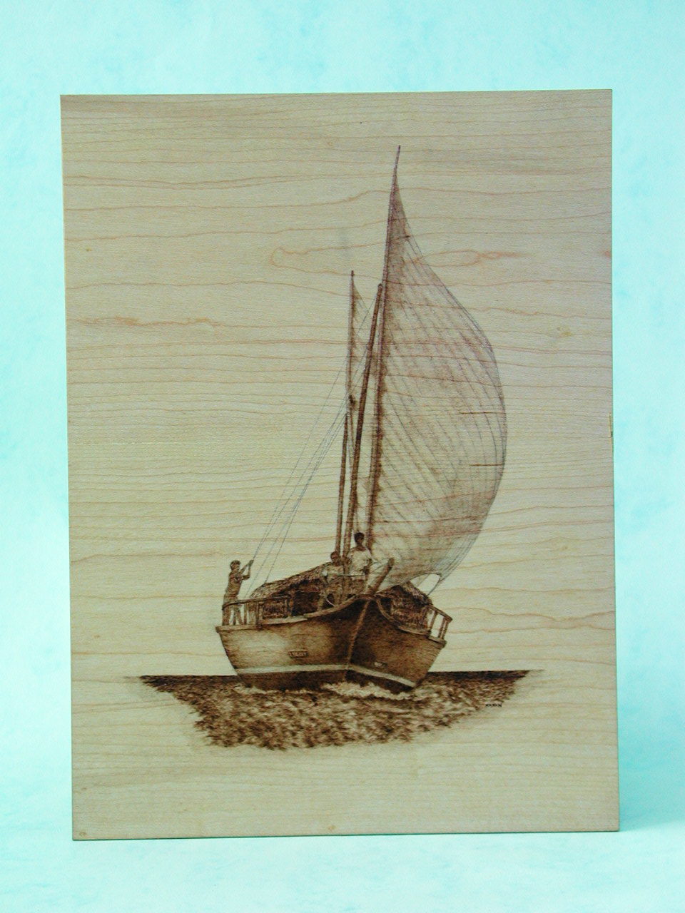 Pyrography Boats – Creativity Maldives