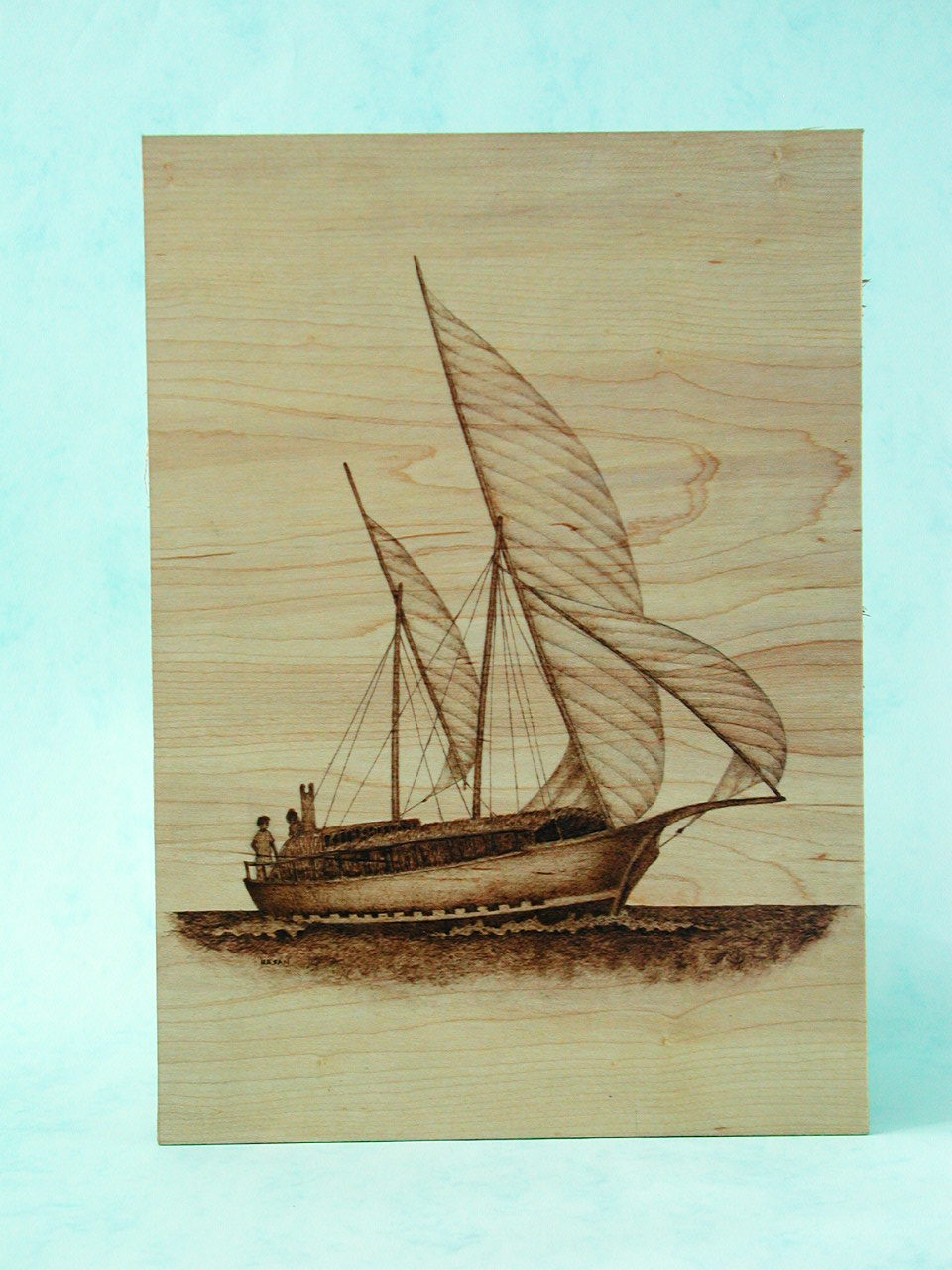 Pyrography Boats – Creativity Maldives
