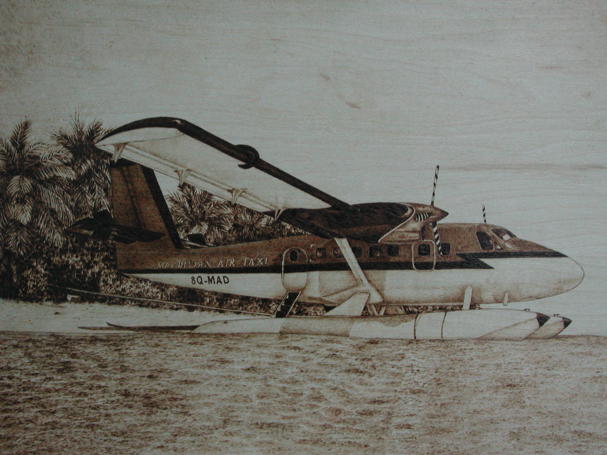 Pyrography Boats – Creativity Maldives